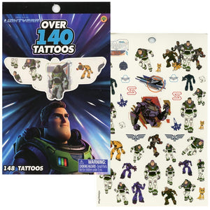 Buzz Lightyear 4 Sheet Tattoo Book